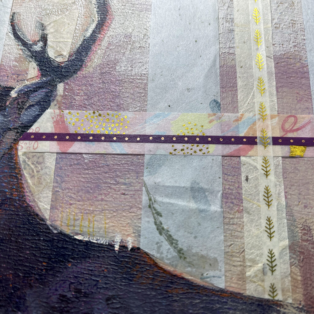 Experimenting with Resin - Part 1: Collage Over Oil Painting - Whitney ...